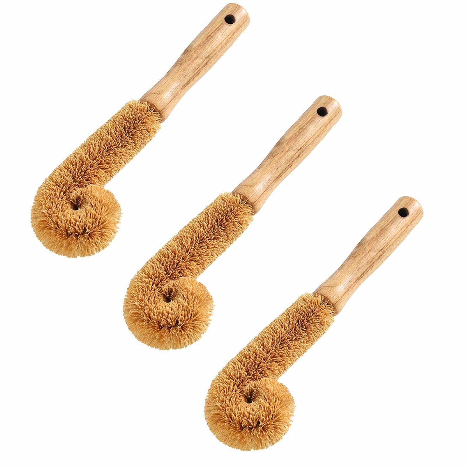 Упаковка из 3-х бытовых чистящих щеток, к которым нелегко прилипает масло, щетки для мытья чашек