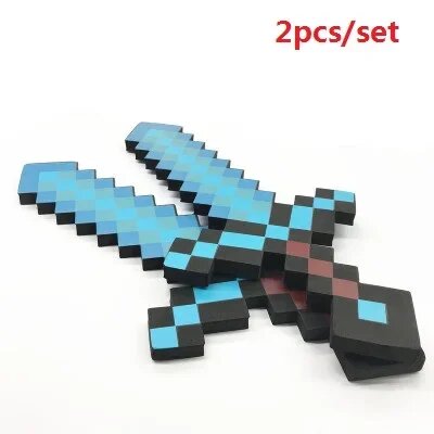 MINECRAFT Синий меч из пенопласта, 2 шт.