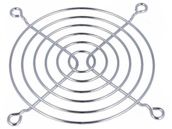 Решетка FANOVER FG-09 для вентилятора, кулера защитная 92x92 мм металлическая, монтаж винт, 1шт