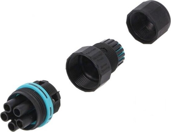 Разъем питания AC TECHNO THB.387. B5A зажим под винт "мама" TH387 7-12мм 450В 1 шт