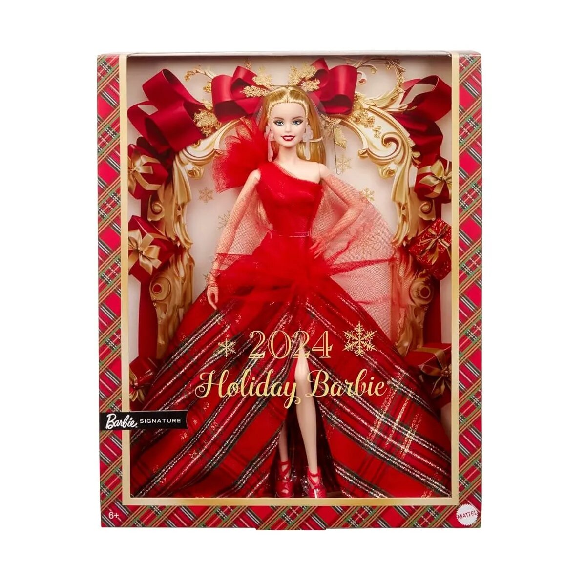 Кукла Barbie Signature 2024 Holiday Christmas Блондинка HRM61