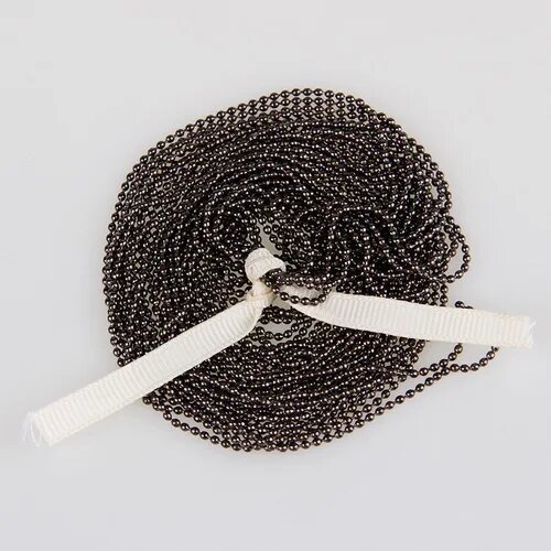 Металлические шариковые цепочки Aogue 5м 1,5мм 7 цветов Черный, Black gun color