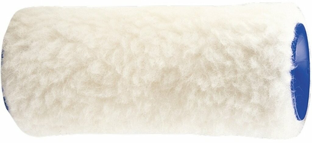 Валик сменный искусственный МЕХ , 200 мм, ворс 15 мм, D 48 мм, D руч. - 6 мм, Сибртех, 80118