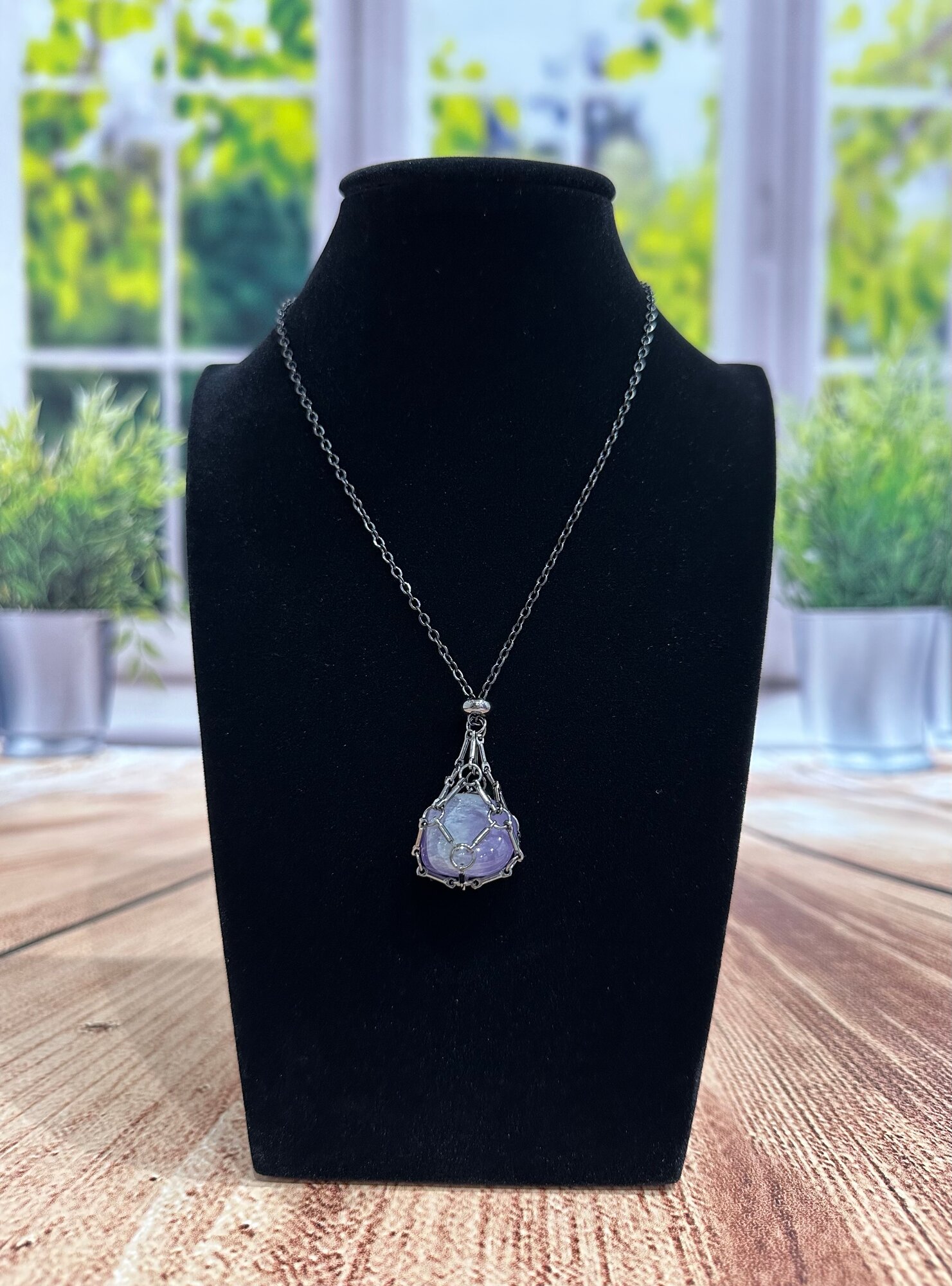 Колье, аметист