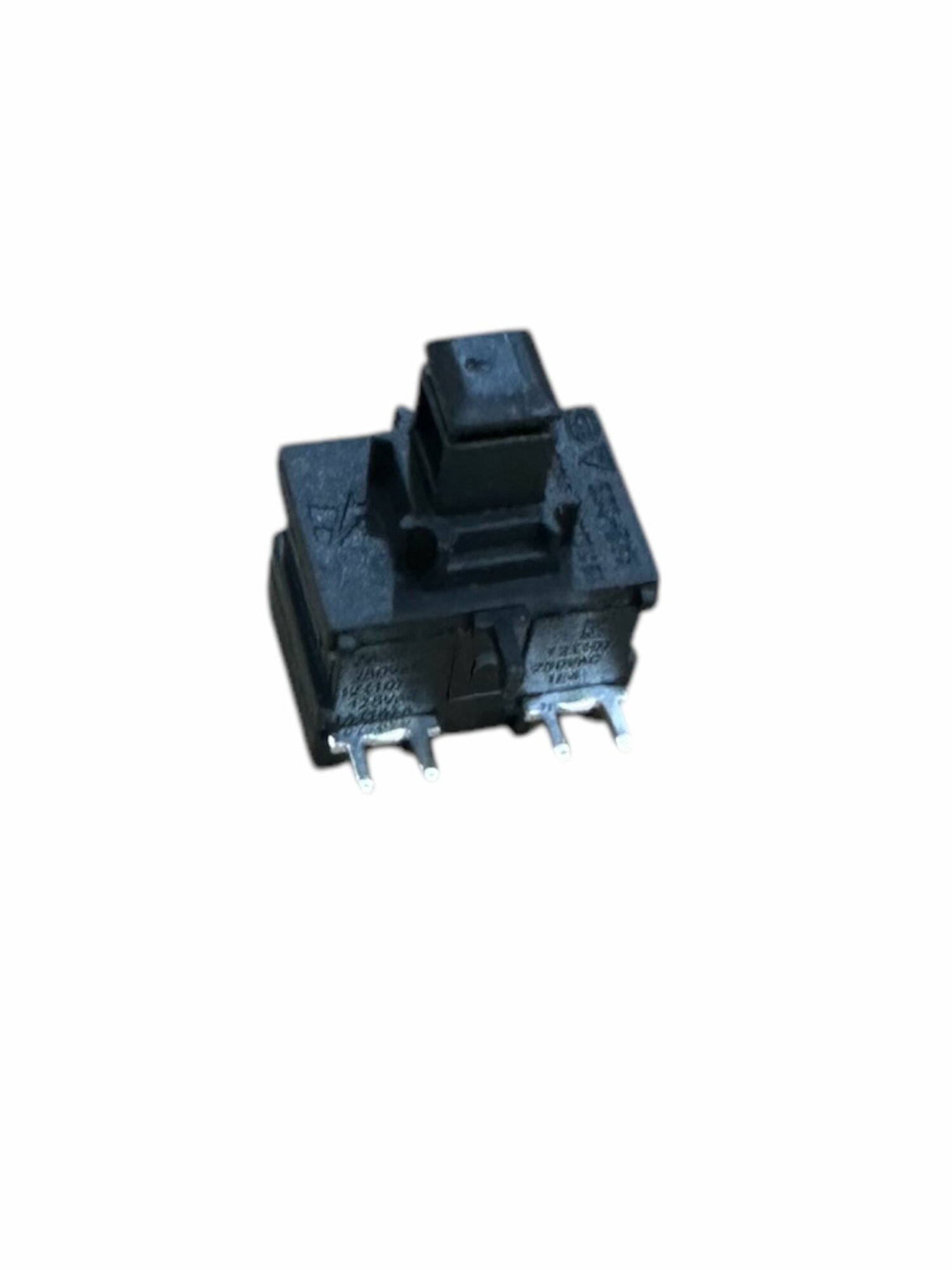 Кнопка для пылесоса с фиксацией KAG-03B под пайку T125 250V