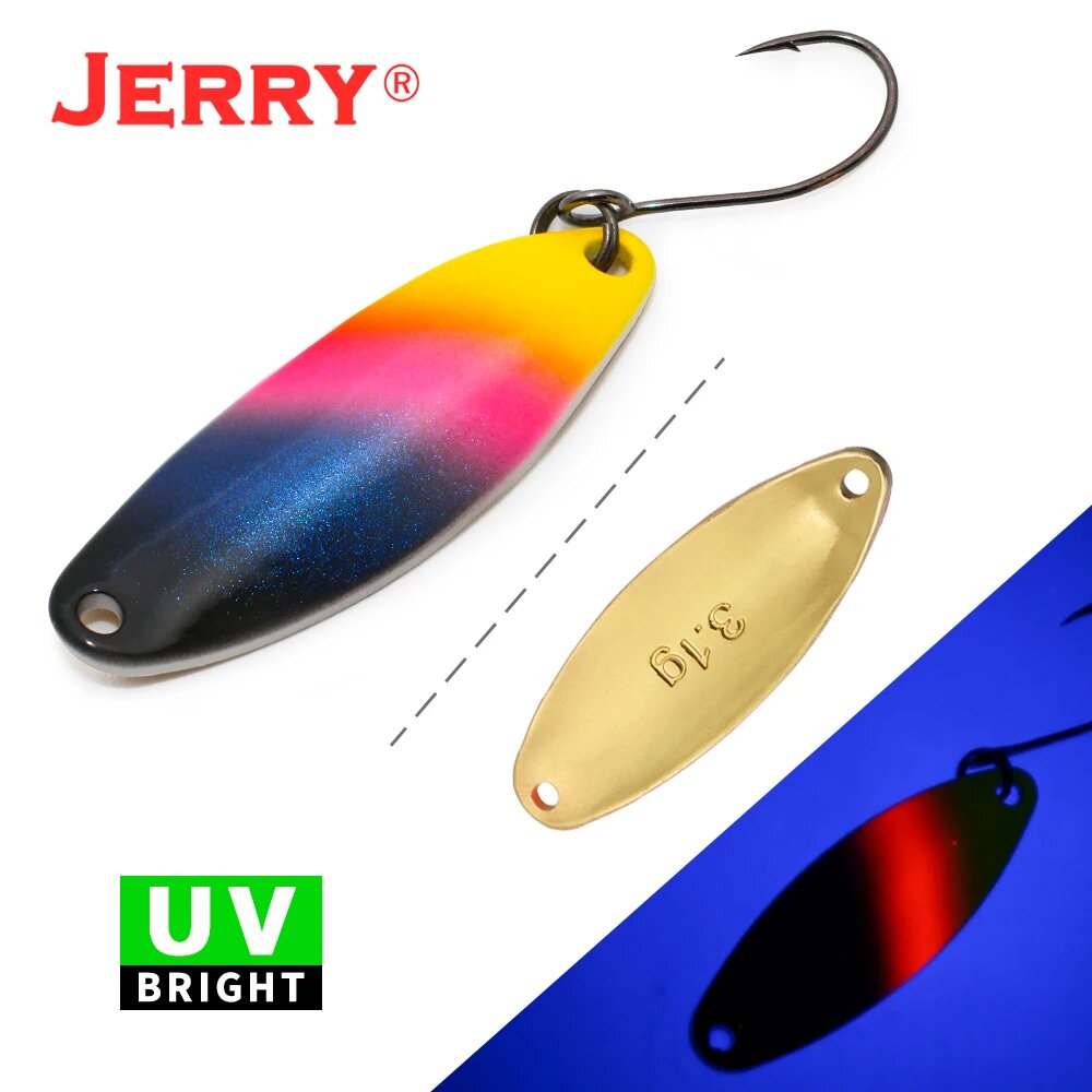 Jerry Mang, приманка для ловли форели, Lrf, искусственный воблер с одним крючком, спиннинговые приманки, 3,1 г, ложка для форели, окуня, снасти Pesca