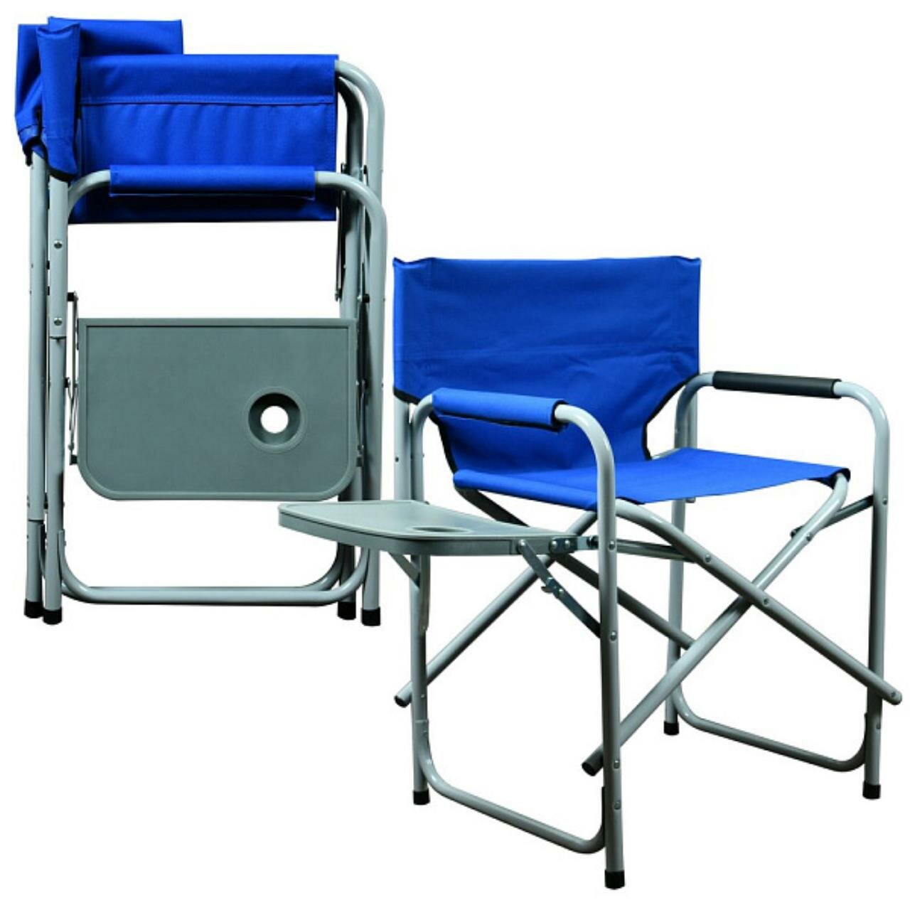 Стул складной Мультидом "Туристический", со столиком, 45х57х81 см