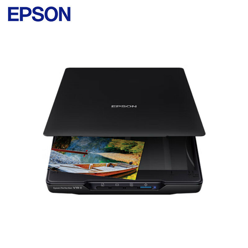 Сканер Epson Perfection V19II планшетный A4, USB 2.0, черный