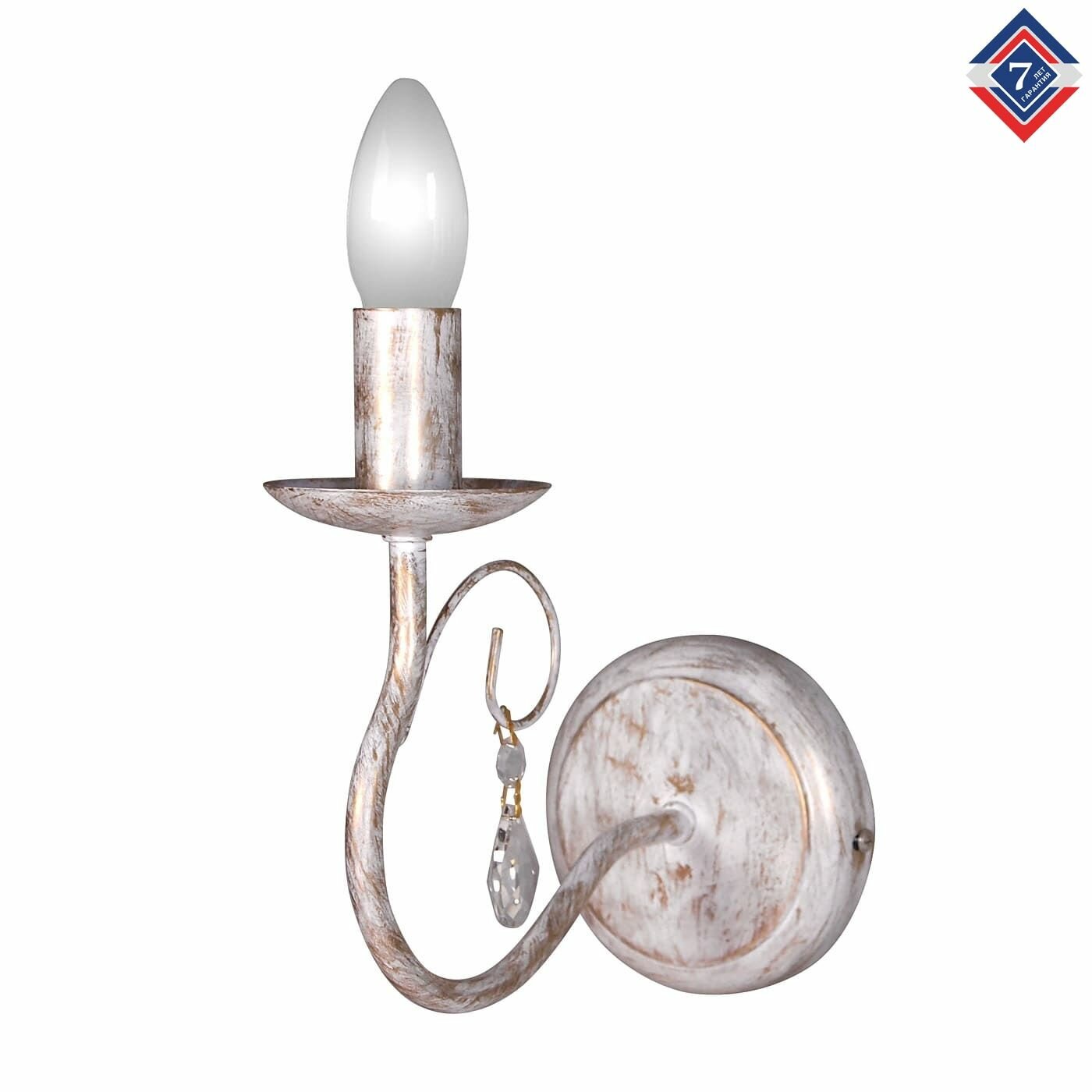 Бра настенные классика бежевый с золотом Петрасвет Россия S1248-1