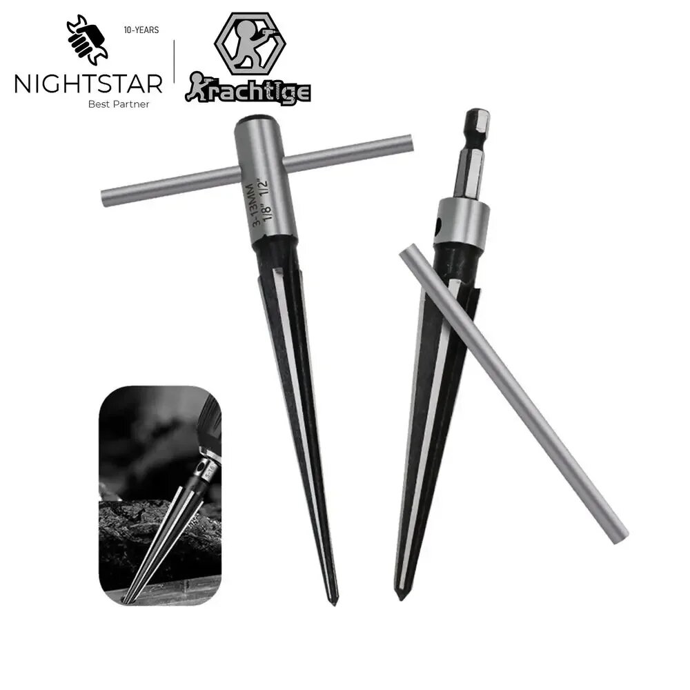 3-13 мм 5-16 мм т-образная конусная развертка точечная облицовка потайная головка сверла 6 рифленая шестигранная круглая фаска Reaming для резьбы по дереву