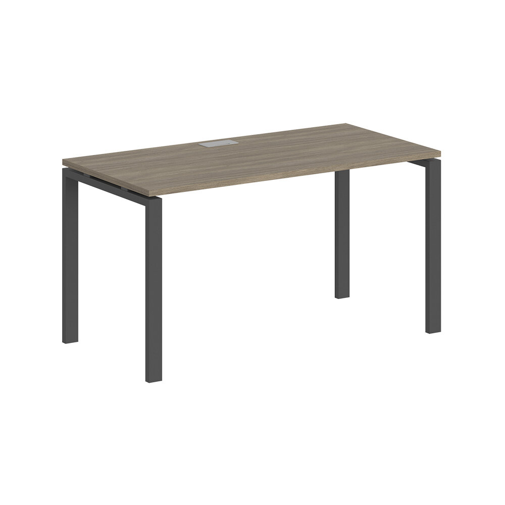 Письменный стол на металлокаркасе 60х30 Сигма/Sigma SG.202. OD.63. AN дуб темный / антрацит мет. 1400*600*750