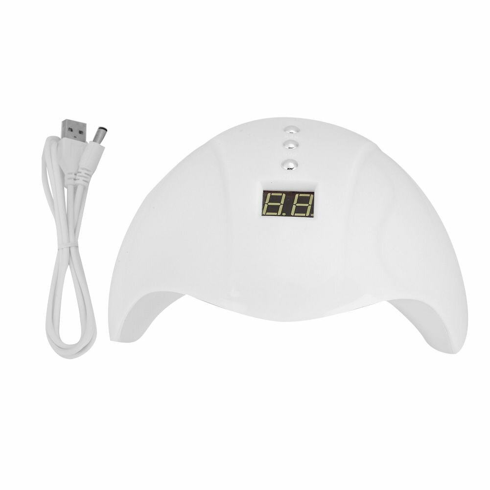 36W LED УФ лампа для ногтей Гель лака, быстрая сушка, белая