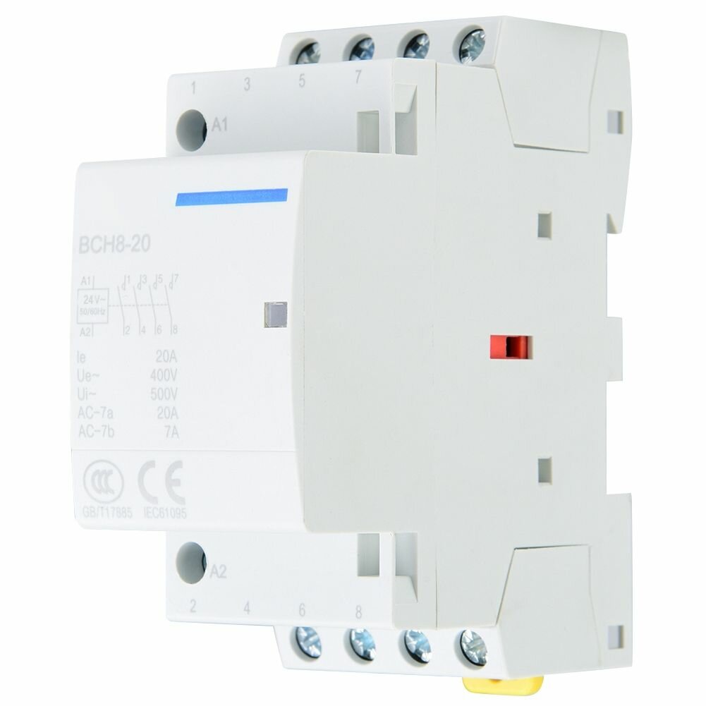 Контактор 20А 4P 2NO2NC 220В