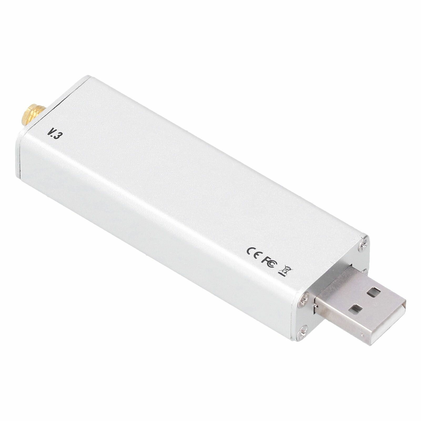 Полнодиапазонный приемник из алюминиевого сплава RTLSDR от 0,1 МГц до 1,9 ГГц, полнодиапазонный тюнер для FM-радио, прием сигнала разговора по внутренней связи