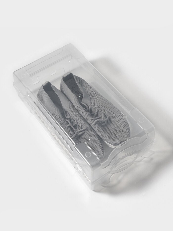 Короб для хранения обуви «Реноме», 38×20.5×13 см, прозрачный