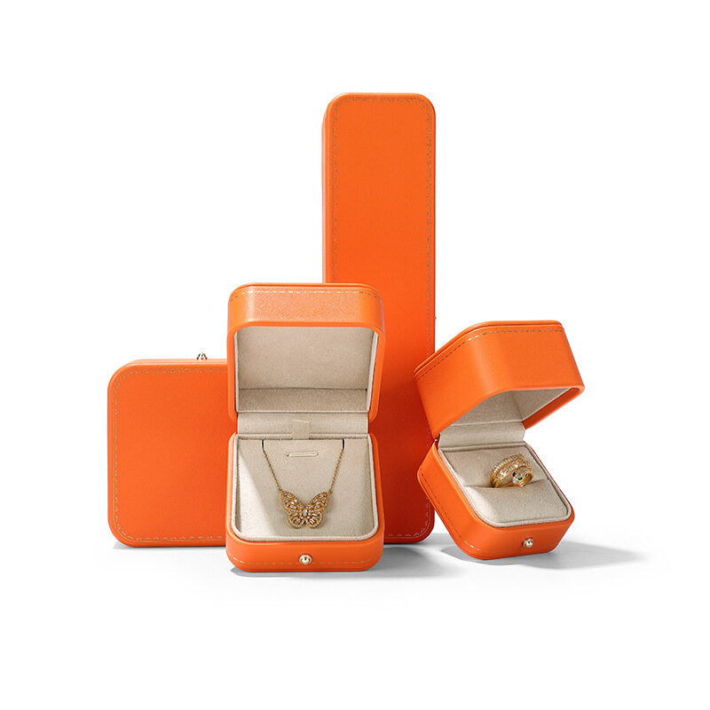 Подарочная коробка Hongtai ED09002, натуральная кожа, для украшений