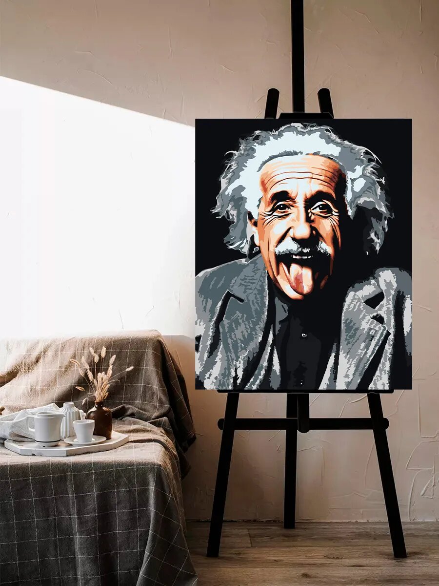 Картина по номерам Альберт Эйнштей Физик