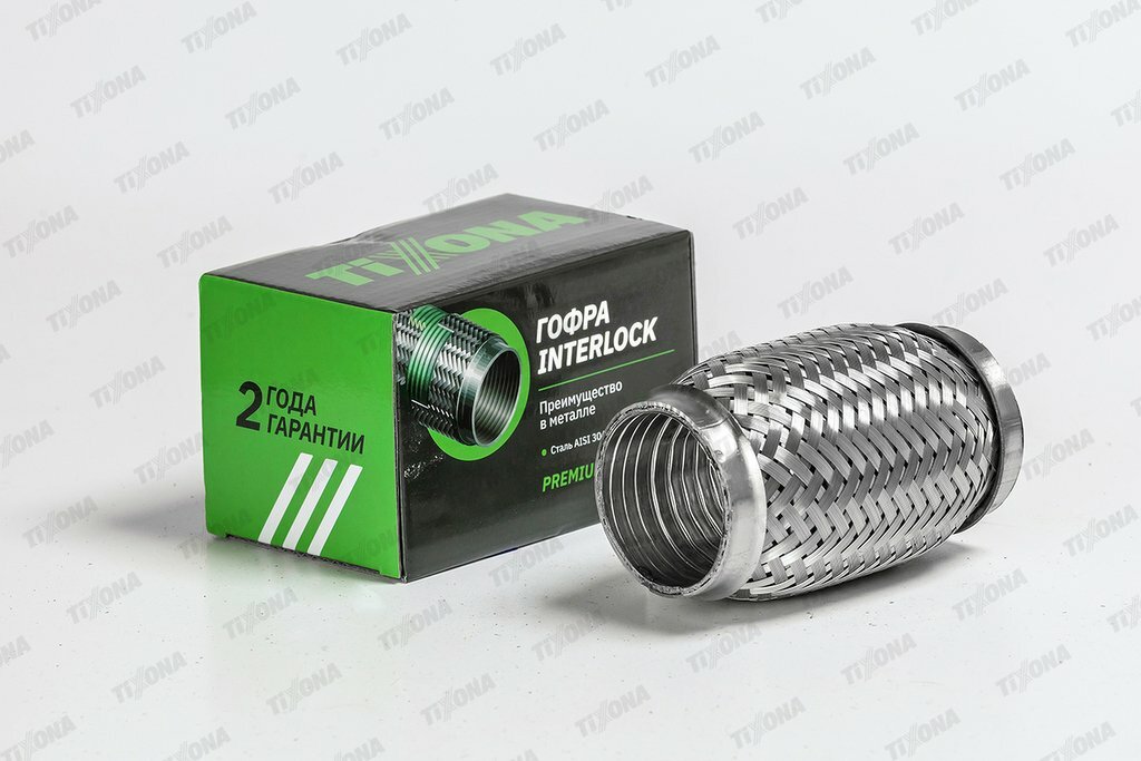 Труба гофрированная (сталь 304 с внутренним металлорукавом) 50/120 P50120 TIXONA