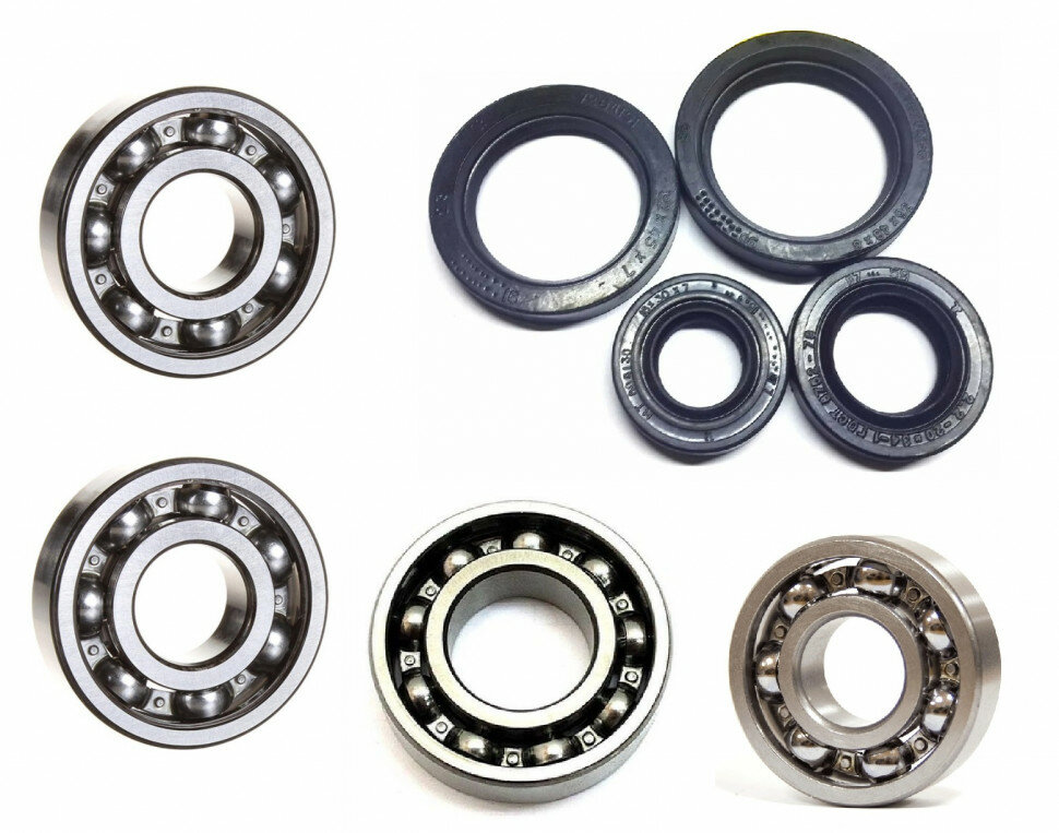 Подшипники коробки мотоцикл Днепр, комплект