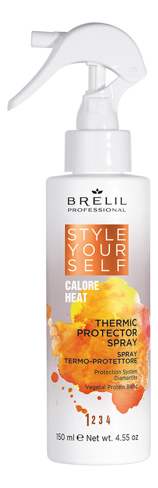 Термозащитный спрей Brelil "Style Yourself", с дозатором, антистатический эффект, блеск