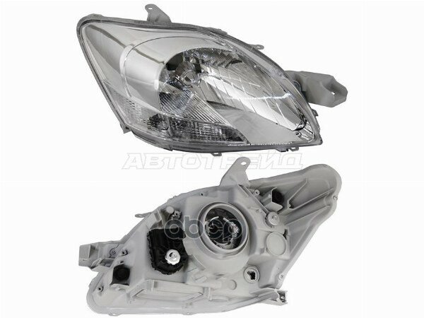Фара Toyota Belta 05-12 / Yaris 05-13 (Справа/ Галоген/ под электрокорректор/ 4D SED) Sat арт. ST-212-11L4R