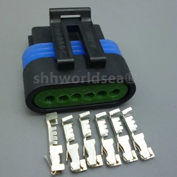 Shhworldsea 6-контактный Metri-Pack 150.2 разъем, женский
