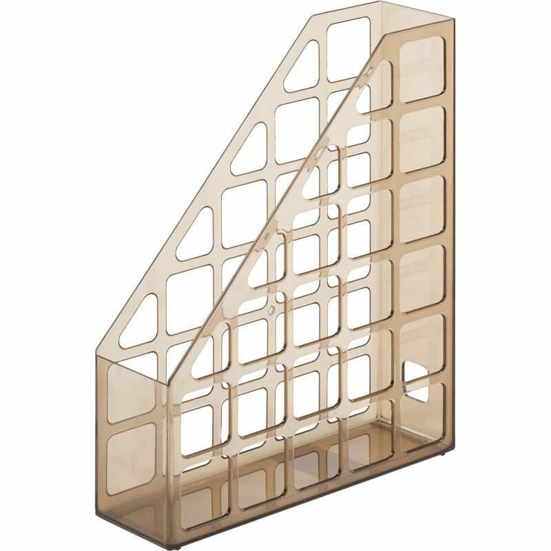 Вертикальный накопитель Attache Line, 75 мм, прозрачный, тонированный, 240х75х290 мм