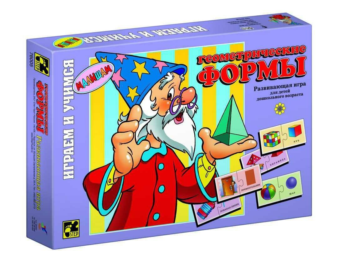Настольная игра Step Puzzle "Геометрические формы" (76005)