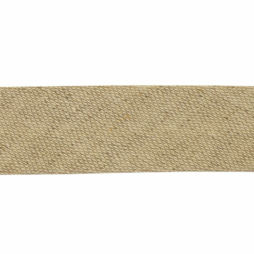 Косая бейка SAFISA Хлопок, лен, 20 мм, 20 м, цвет 143, Серо-коричневый