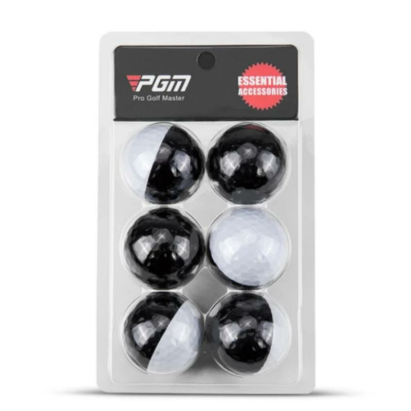 Двухцветный мяч для гольфа PGM GOLF 6 шт (трехслойный)