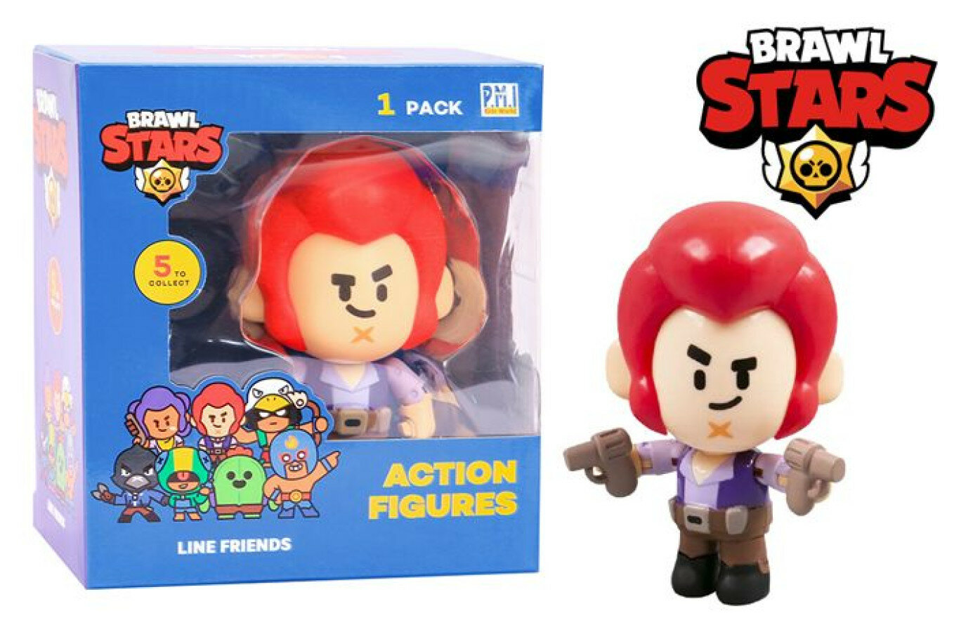 Фигурка Brawl Stars: Action – Кроу в коробке с окном (BRW6010D)