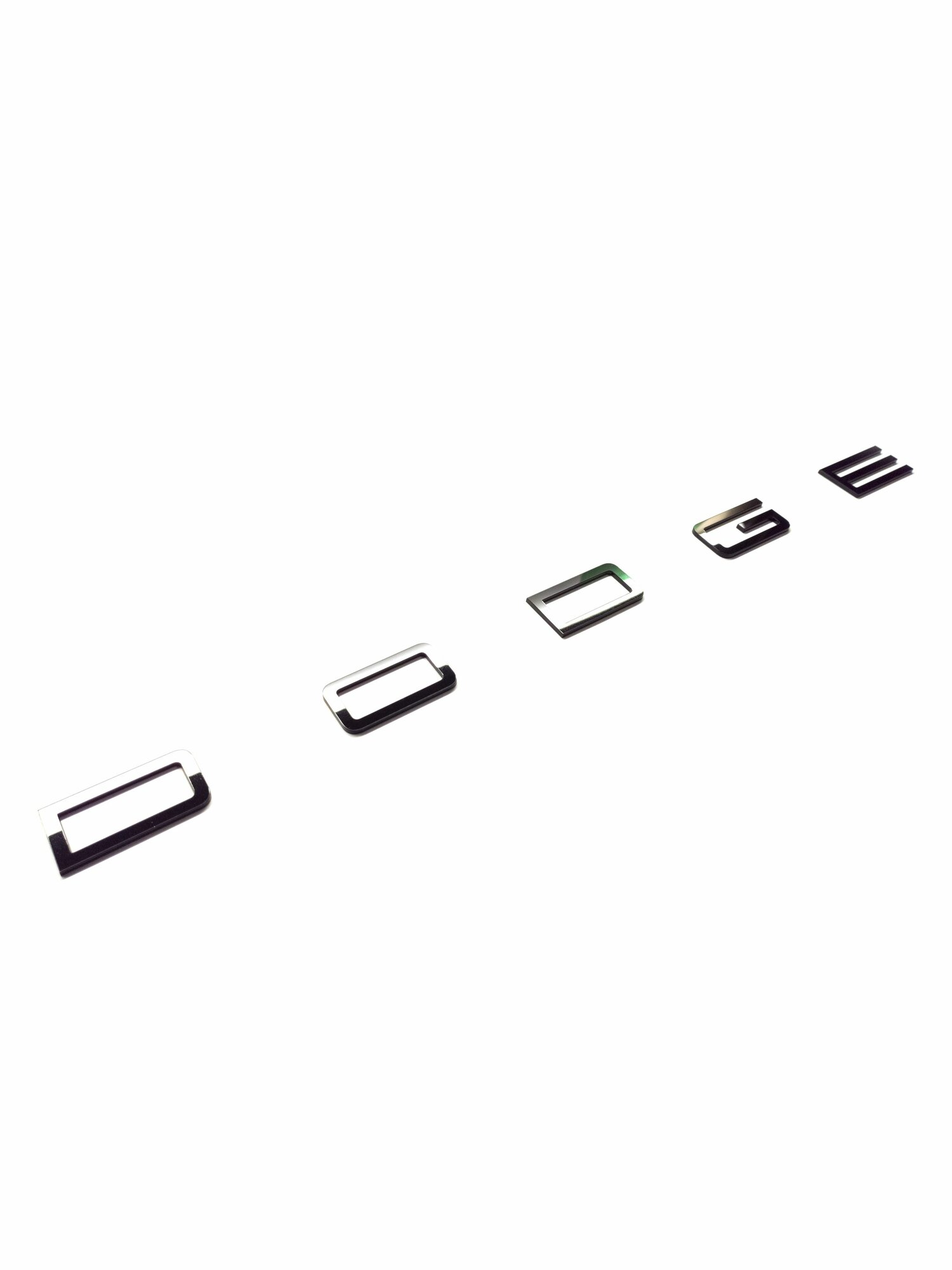 Орнамент-шильдик в стиле Porsche/Порше для Dodge/Додж черный