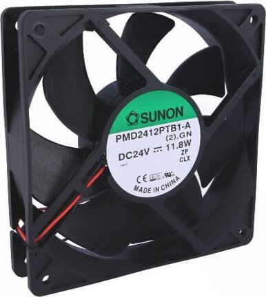 Вентилятор SUNON PMD2412PTB1-A (2). GN Вентилятор осевой 24ВDC 120x120x25мм 254,84куб. м/ч 54дБА 1шт