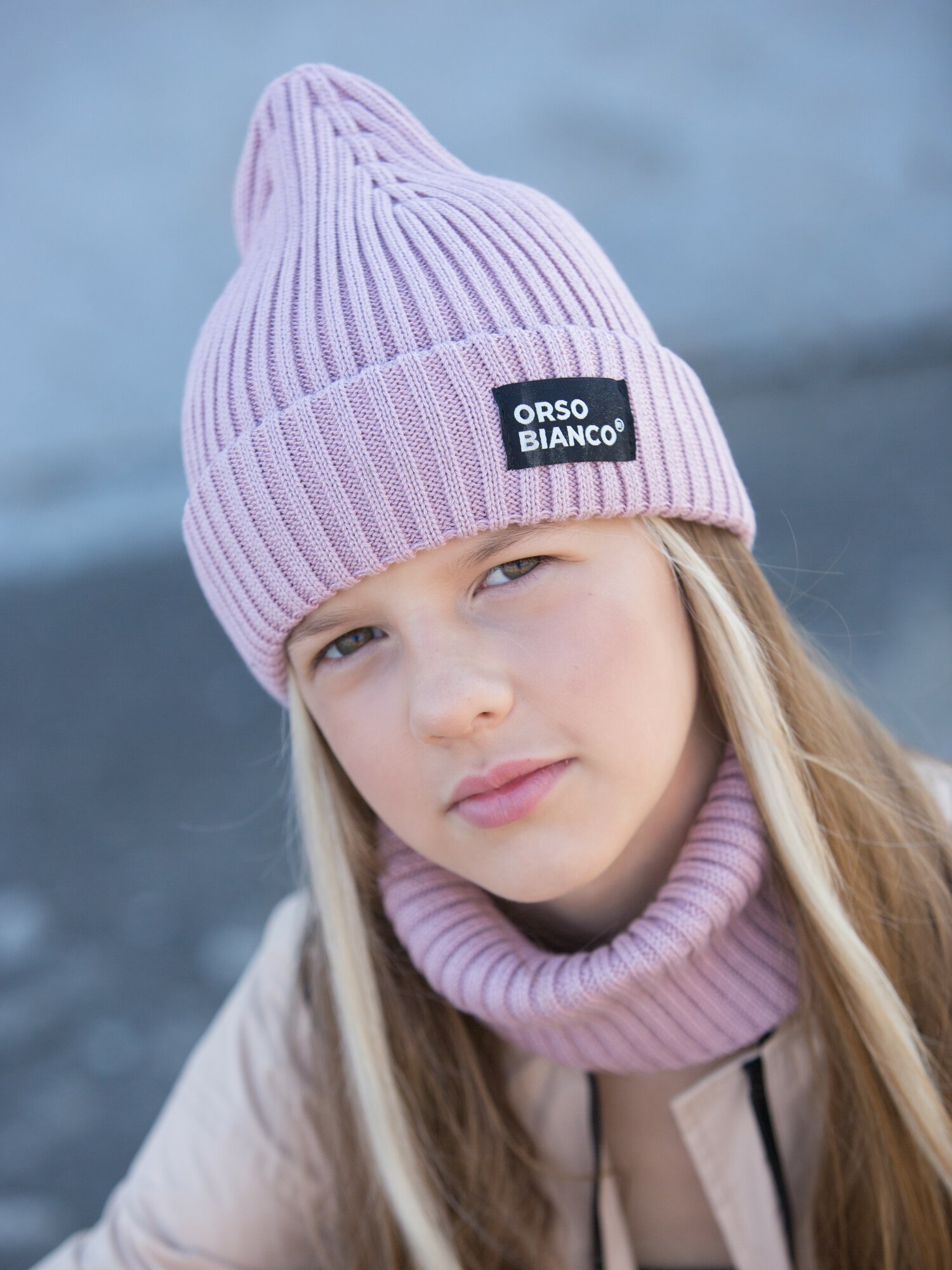 Шапка-бини для девочек