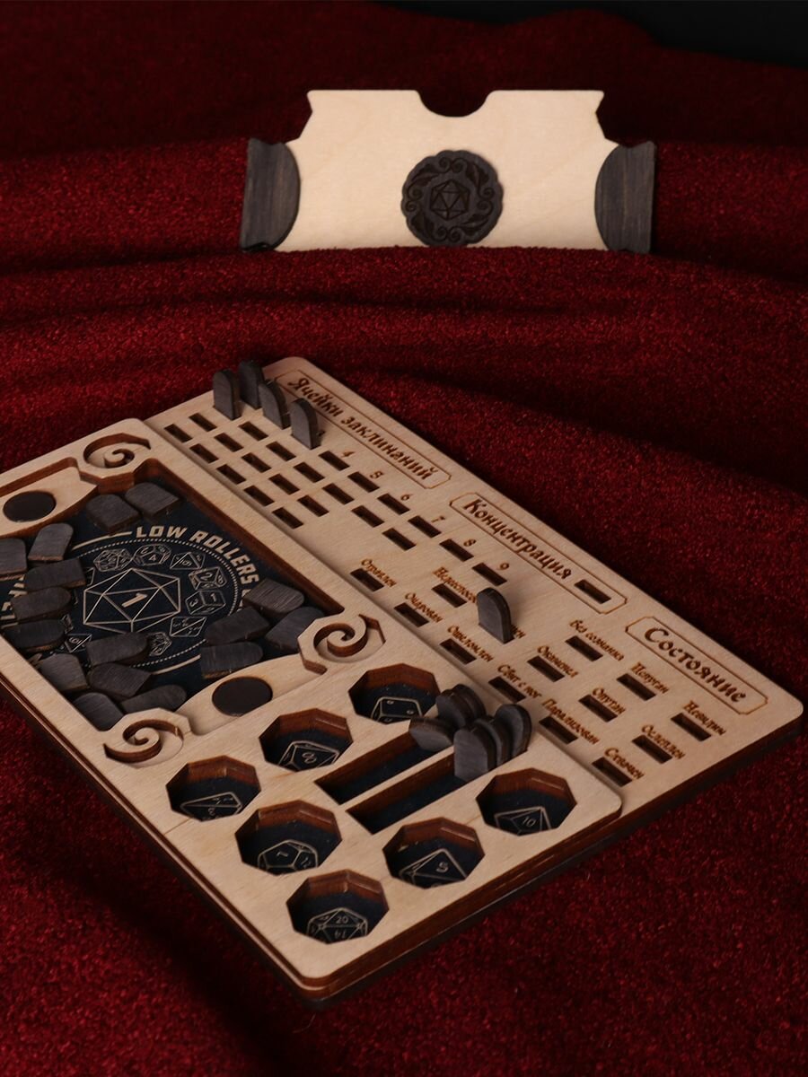 Трекер заклинаний днд "Крит", DnD, dungeons and dragons, счетчик