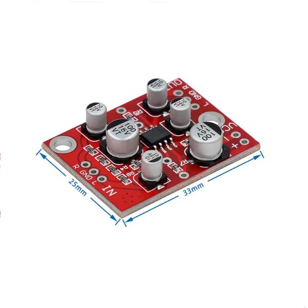 AD828 TDA1308 Op усилитель предусилитель плата аудио усилителя модуля питания 5в-15в