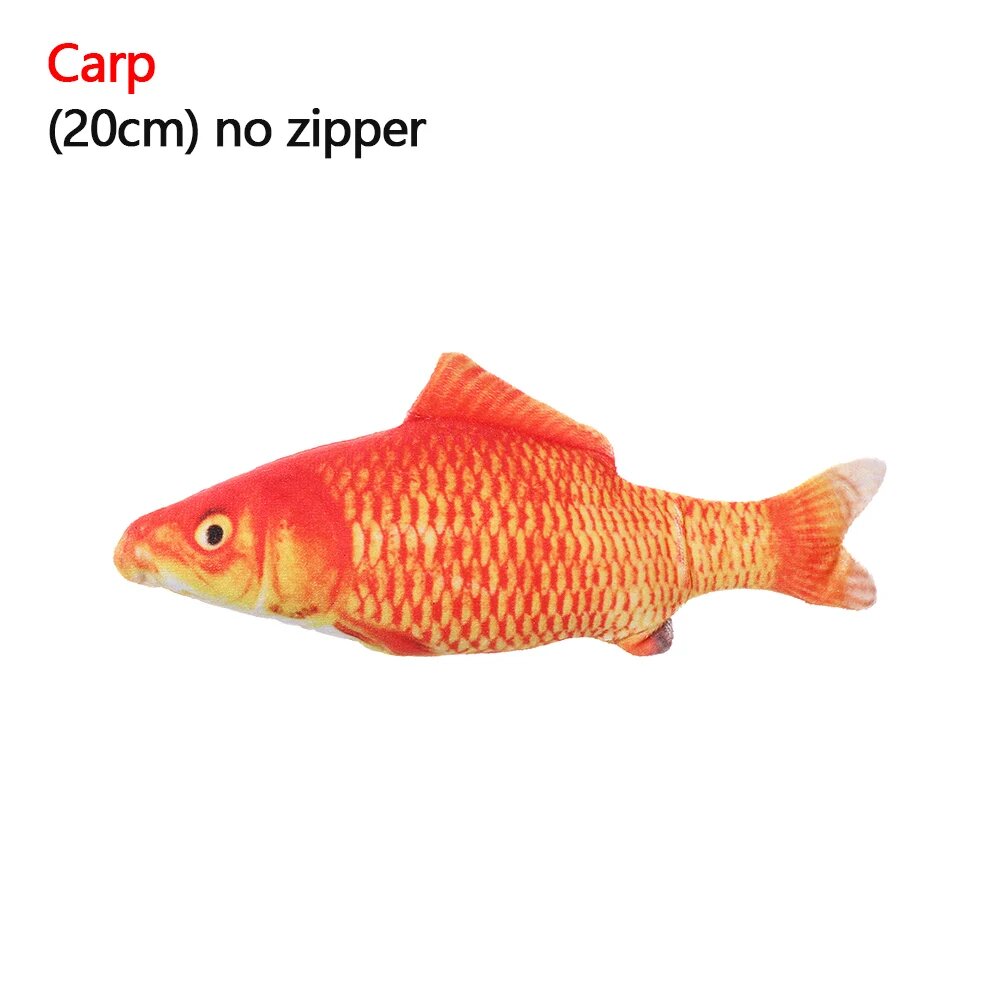 Плюшевая игрушка-рыбка SIRENXI Красный, New -3