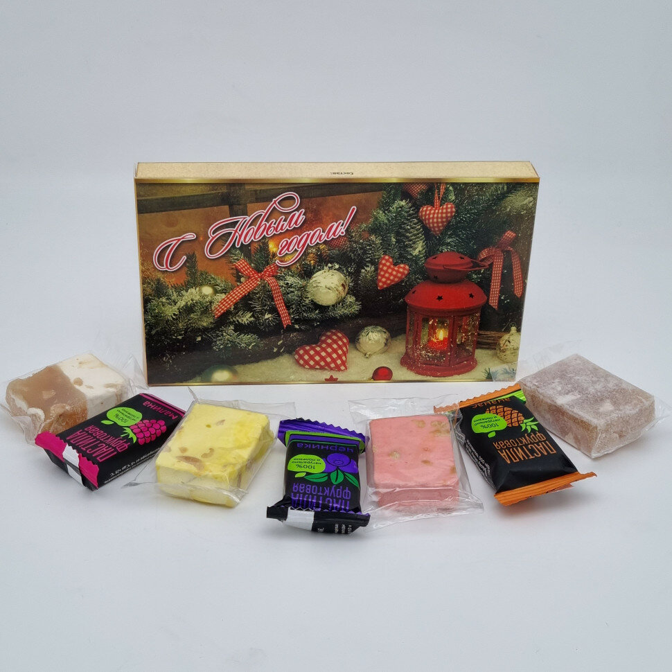 Набор Праздничный нуга, мальбан, пастила с новым годом