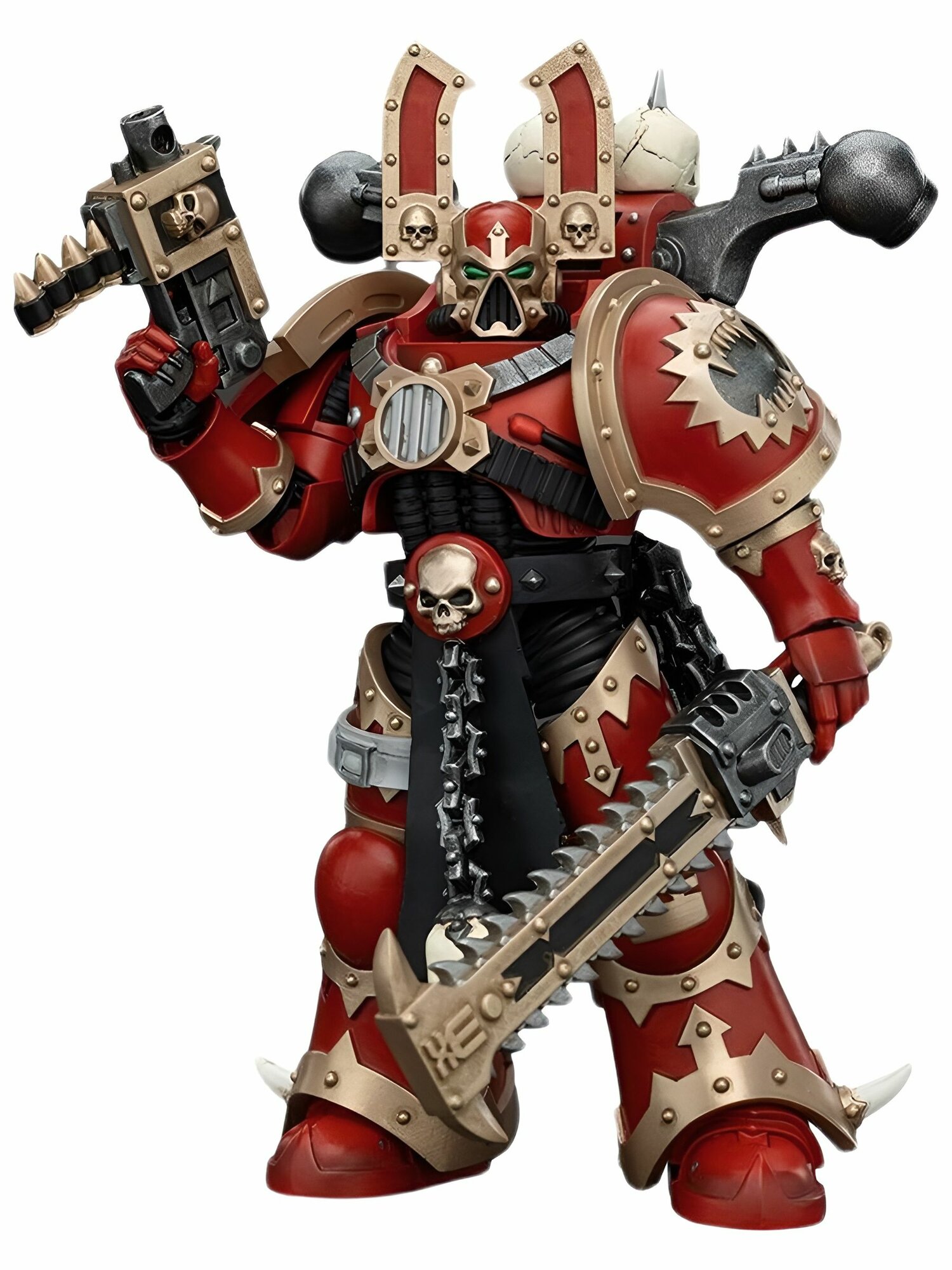 Подвижная фигурка JOYTOY Warhammer 40K World Eaters Khorne Berzerker 6 коллекция игрушек