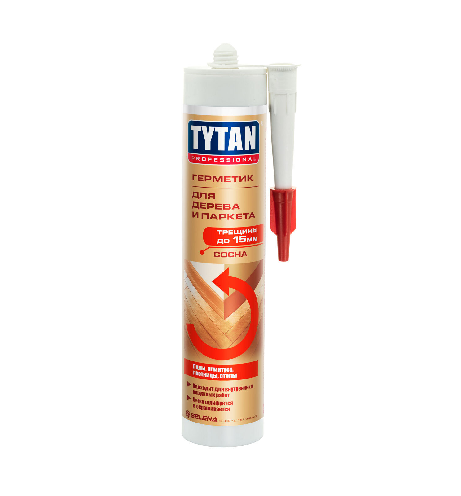 TYTAN Professional герметик акриловый для дерева и паркета, сосна, 310 мл