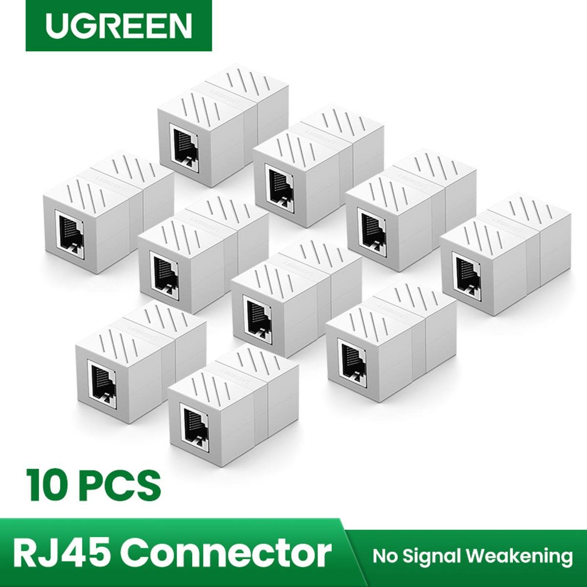 Ugreen RJ45 разъем Cat7/6/5e Ethernet адаптер 8P8C сетевой удлинитель удлинительный кабель для кабеля Ethernet мама-мама