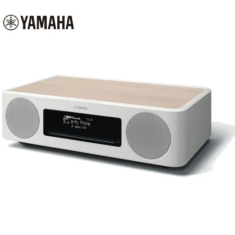 CD-плеер с динамиком Yamaha TSX-B237 Беспроводная зарядка по Bluetooth воспроизведение через USB белоеwf