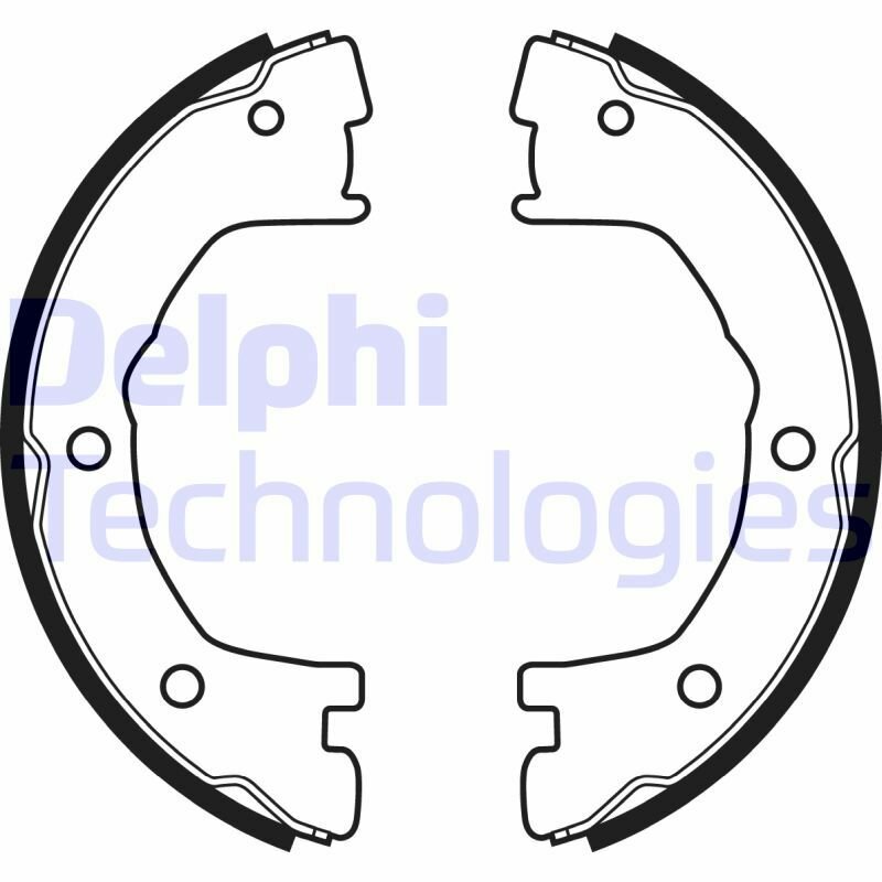Колодки тормозные ручника к-т для автомобиля, DELPHI LS1919 (1 шт.)