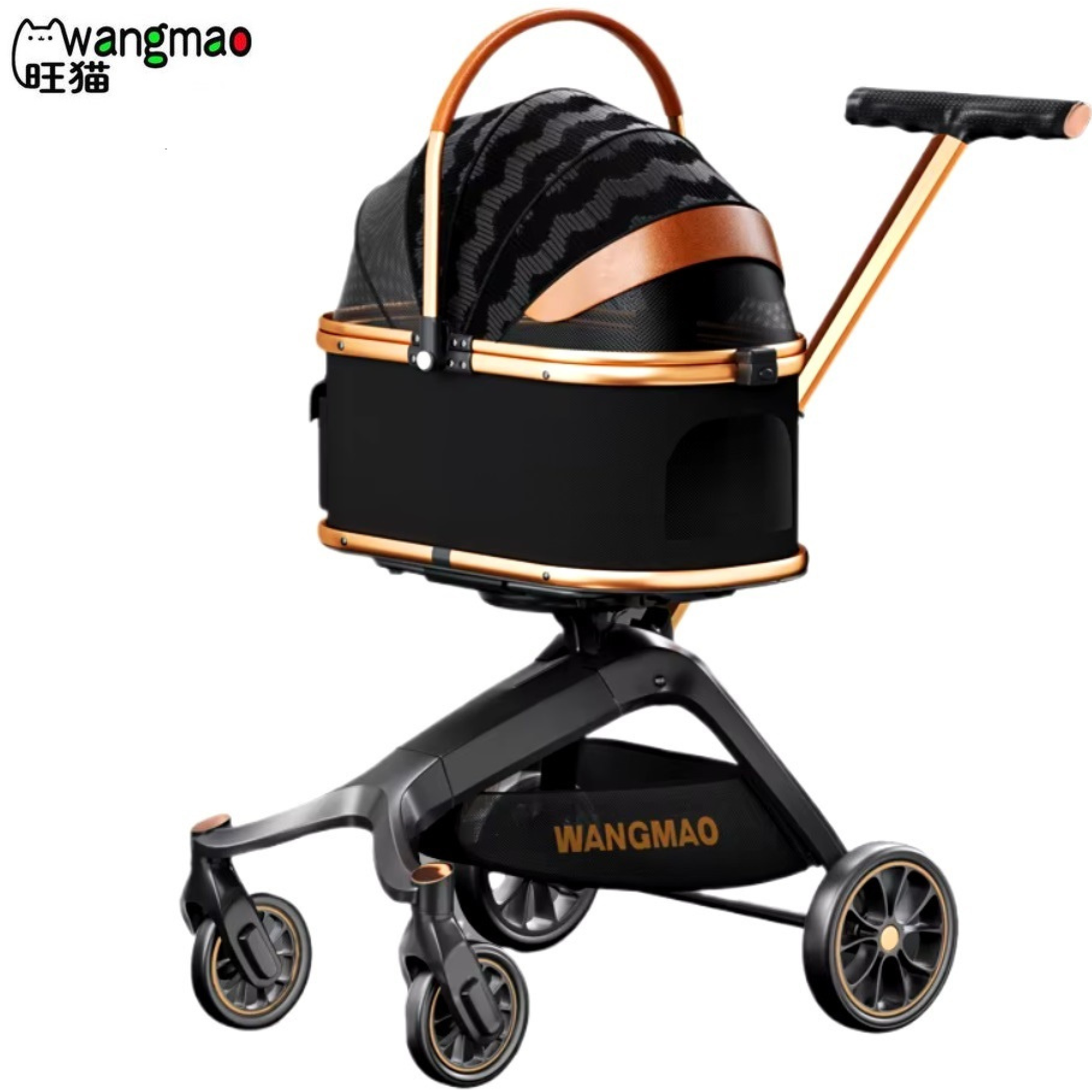 Коляска для кошек Wangmao, съемная, нагрузка до 15 кг