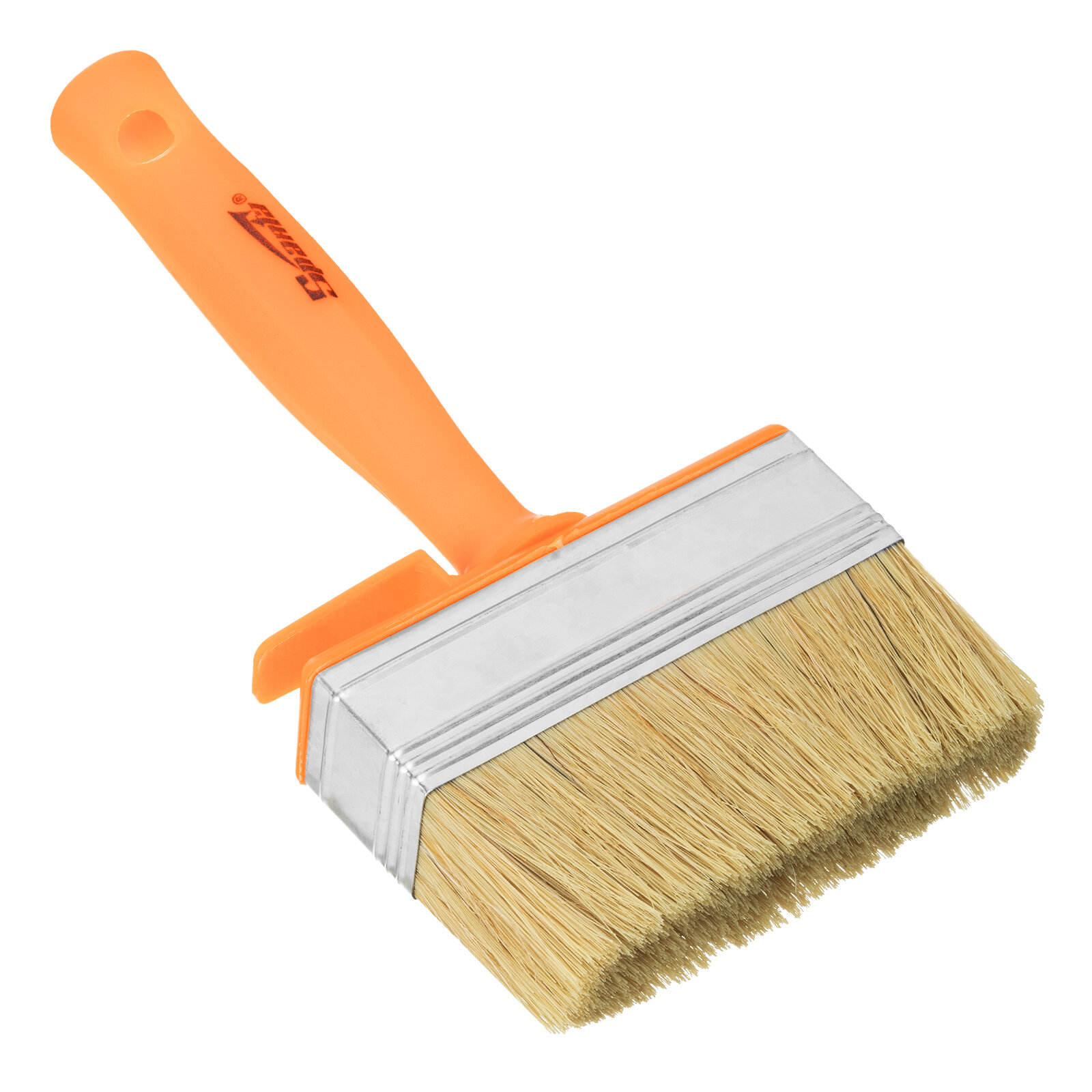 Кисть-ракля SPARTA 30х100 мм, натуральная щетина, пластмассовый корпус, пластмассовая ручка (841067)