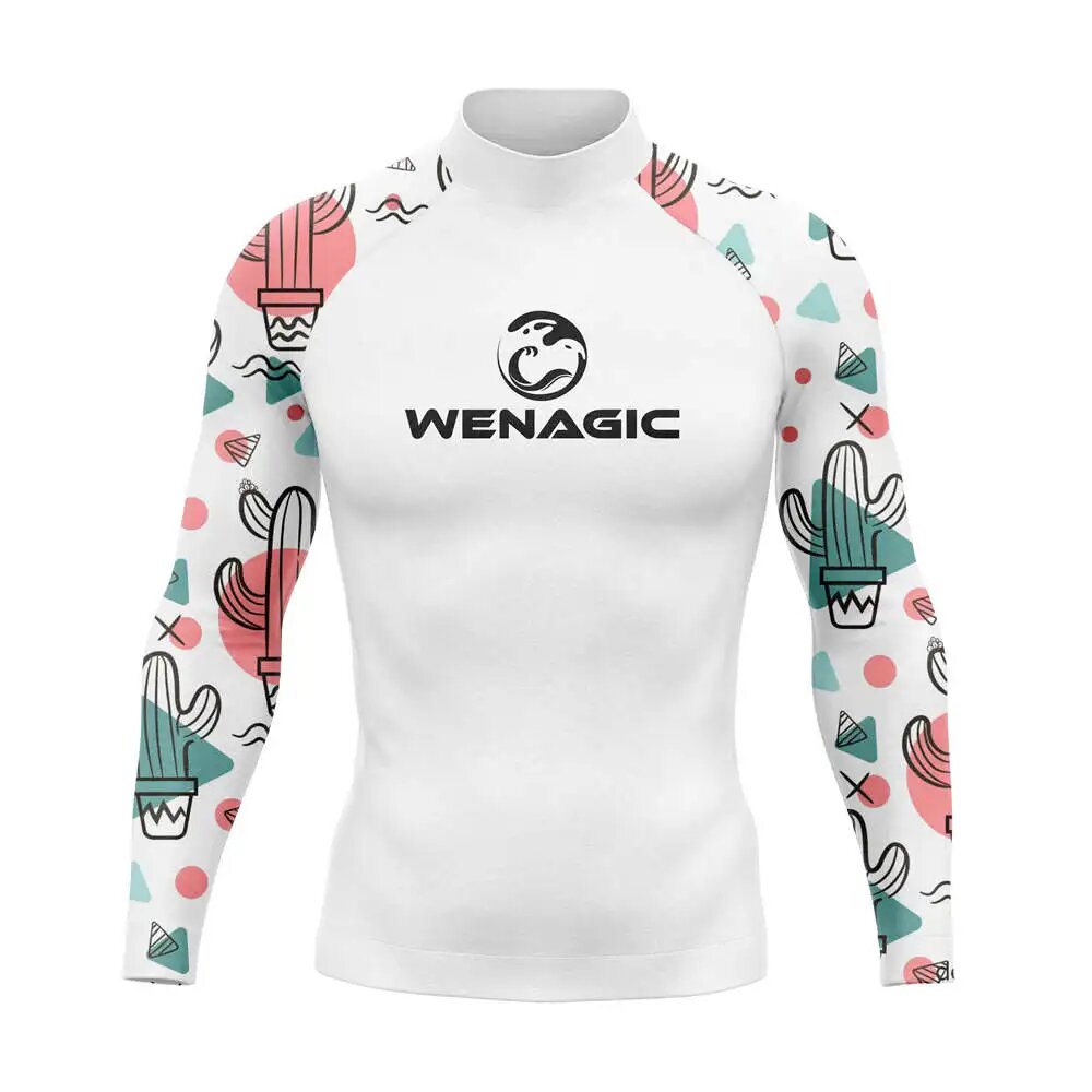 Funny Men's Lycra Rash Guard Белый, 5XL, 14