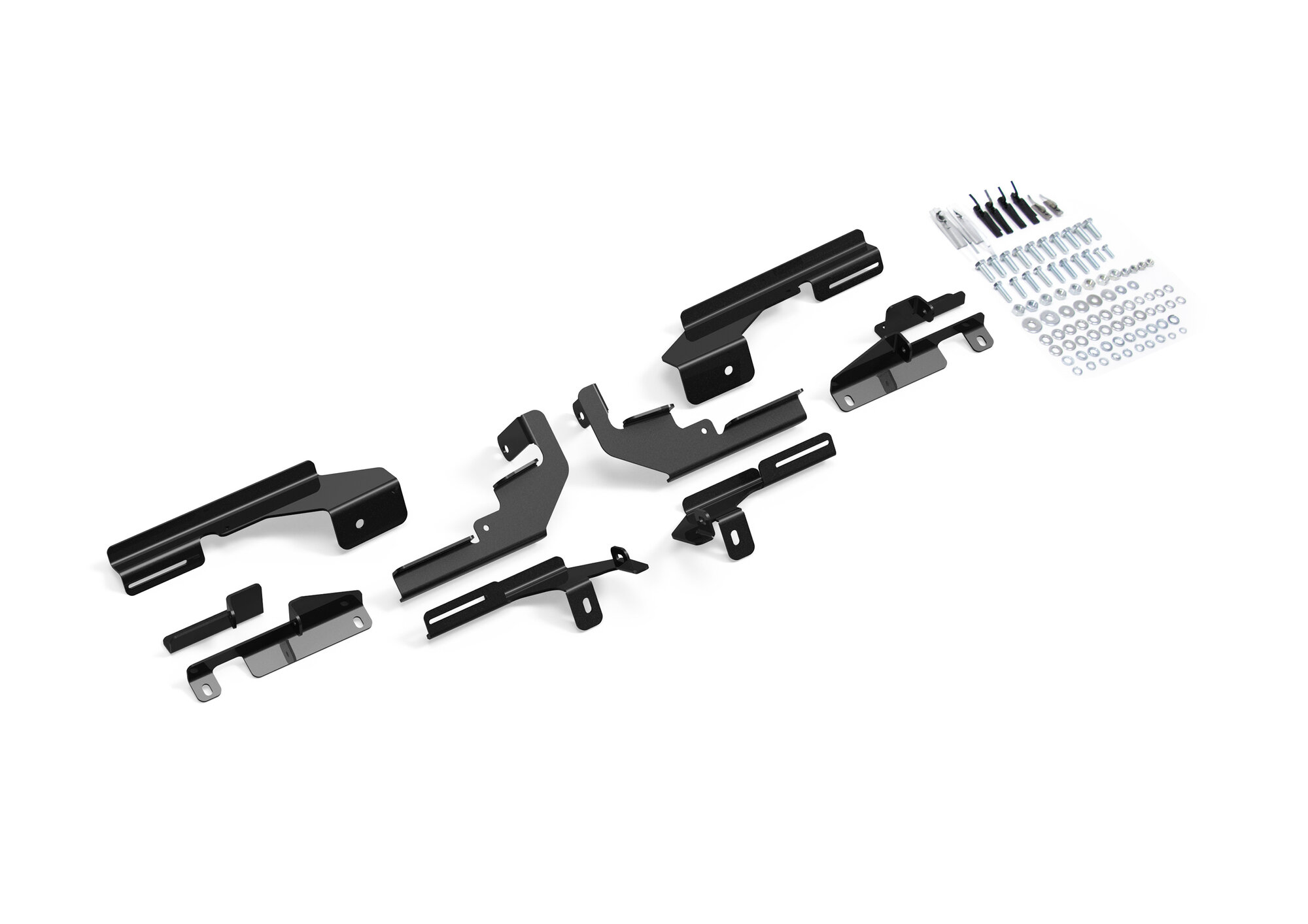 Комплект крепежа к порогам Rival для GAC GS8 2019-н. в, сталь, 9.9201.1