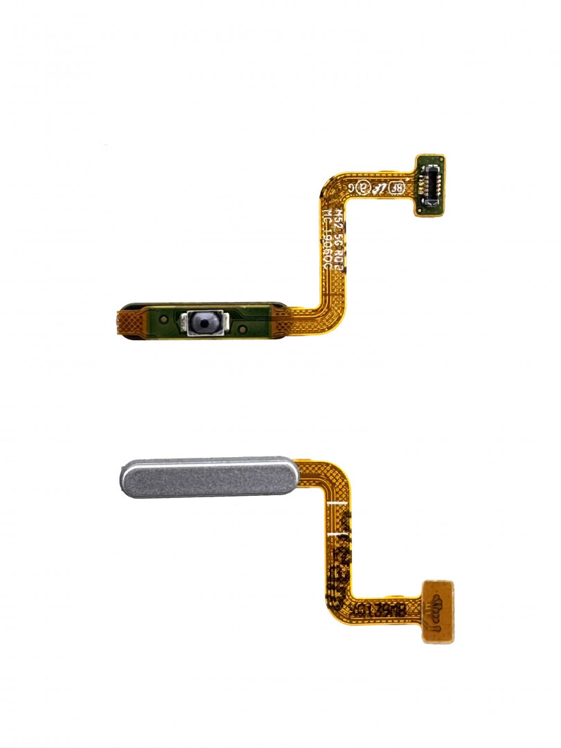 Сканер отпечатков пальцев для Samsung M32 (M325F) с кнопкой включения, на шлейфе, белый