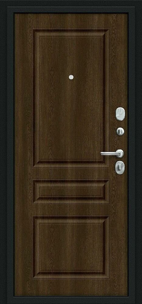 Межкомнатный Портал из Экошпона Bravo Dark Barnwood (добор 3шт 200мм + 3 наличника) / Браво.