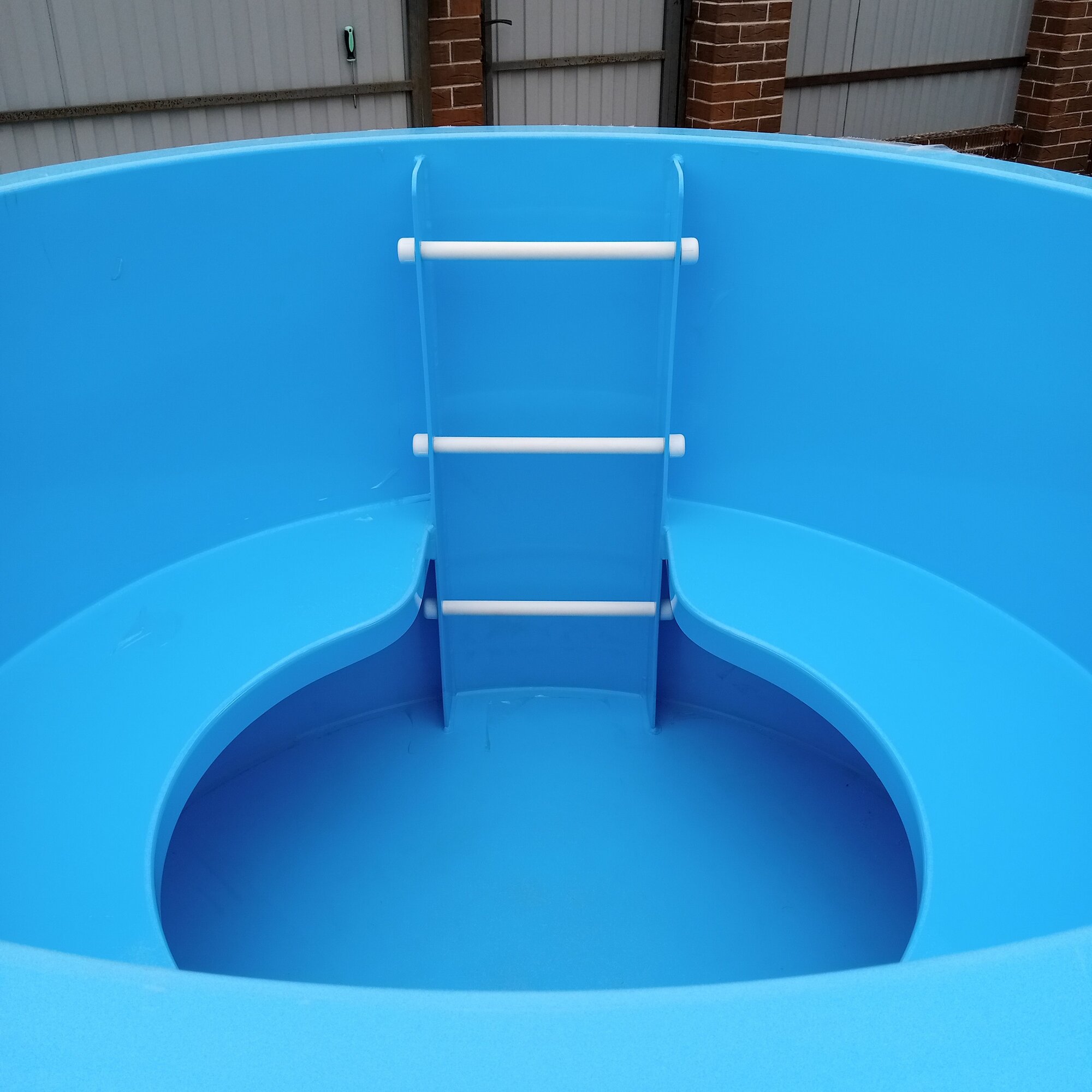 Купель банная, ручная работа, полипропилен, 200 см x 200см x 120 см